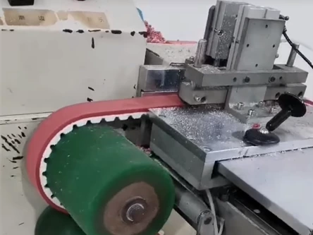 All In One Timing Belt Surface and Edge Grinding with Tooth Washing ...